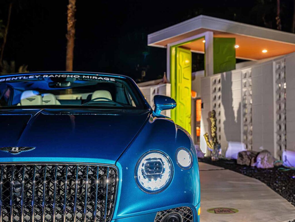 Bentley Rancho Mirage with Modernism Week at the Shag House – indiGO Auto Group Events